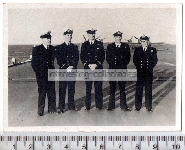 1947 HMS THESEUS (R64) Command Photo - New Zealand - Original Vintage ...
