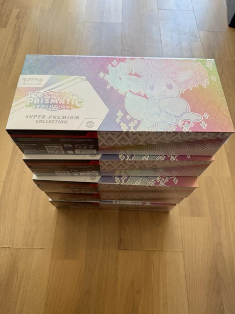 POKÉMON TCG PRISMATIC Evolutions Super Premium Collection x5 sealed ...