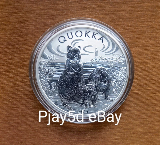2024 PERTH MINT Quokka 1oz Silver Bullion coin in capsule £41.27 ...