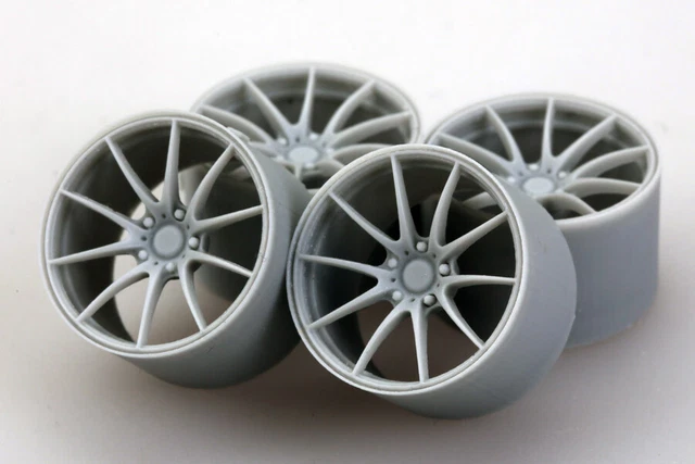 HOBBY DESIGN HD03-0289 1/18 Rays Volk Racing G25 Wheels set (4 Wheel ...
