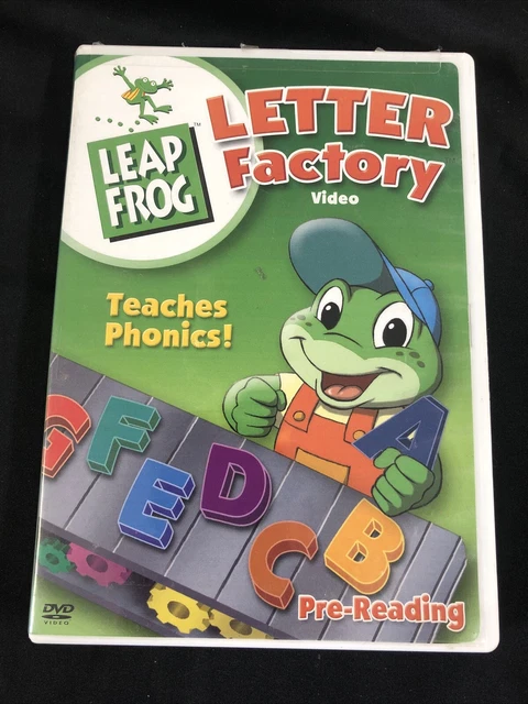 LEAP FROG LETTER Factory Video Teaches Phonics (DVD, 2003) Ages 2-5 $14 ...