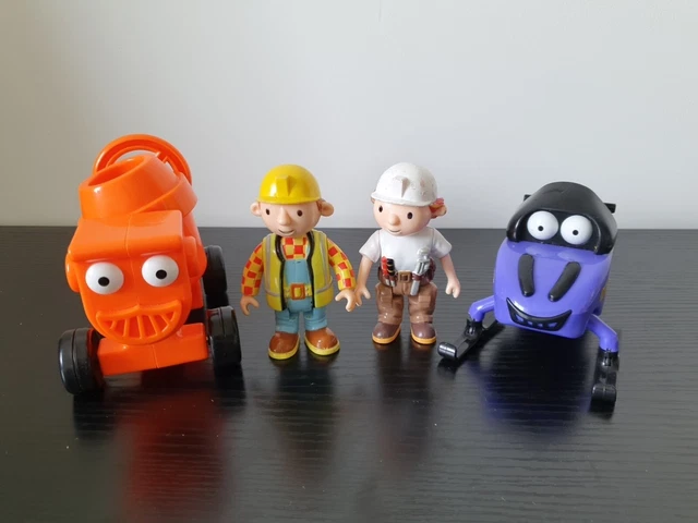 BOB THE BUILDER Vehicles & Figures Bundle Dizzy Cement Truck Zoomer ...