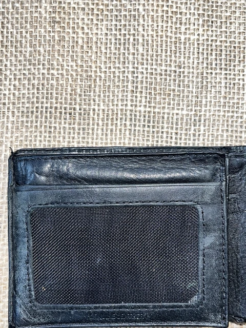 VINTAGE 1970’S LEVI Strauss & Co. Original Riveted Black Leather Bifold ...