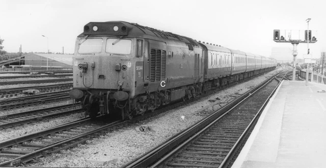BRITISH RAILWAY B.R Photograph - Class 50 50044 'Exeter' At Reading ...