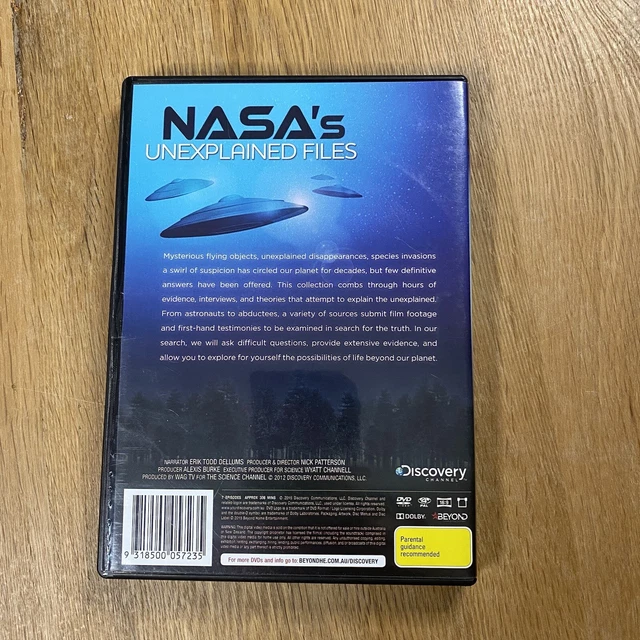 NASA'S UNEXPLAINED FILES DVD The Discovery Channel VGC R4 PAL Free ...