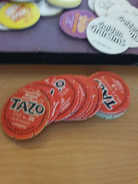 WALKERS TAZO COLLECTION Looney Tunes, World Tazos, Rare Old Vintage ...