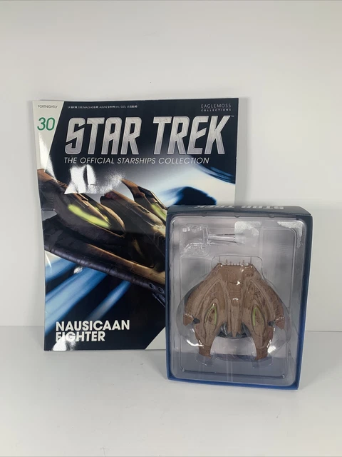 STAR TREK STARSHIPS Collection Eaglemoss Issue #30 NAUSICAAN FIGHTER ...