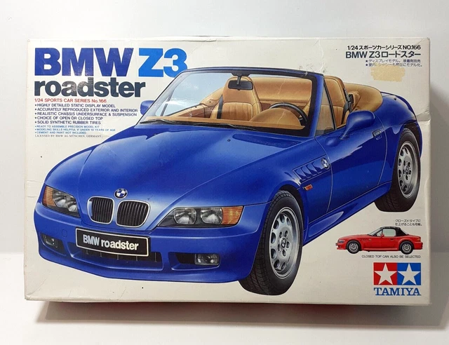 BMW Z3 ROADSTER Tamiya 1/24 Model Kit Sports Car series No166 Fast Free ...
