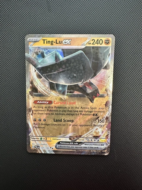POKÉMON TCG TING-LU ex Scarlet & Violet - Paldea Evolved 127/193 Holo ...