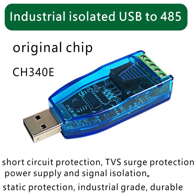 Isolated Industrial Usb To Rs485 Communication Module Connector