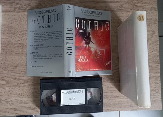 VHS - GOTHIC " 1986 Fantastique, Horreur " EUR 15,90 - PicClick FR