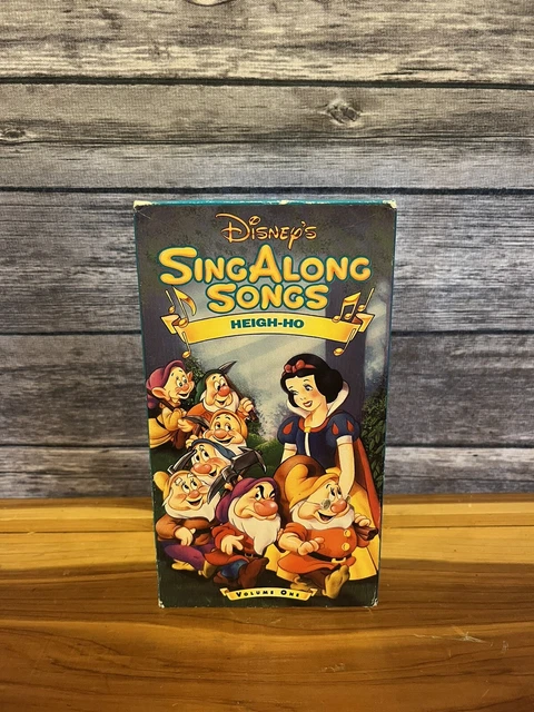 Walt Disney Sing Along Songs Volume Heigh Ho Vhs Video Tape Guc My | My ...