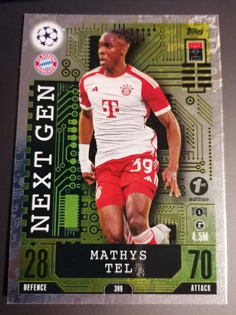 MATHYS TEL MATCH Attax 23/24 Next Gen 399 EUR 1,16 - PicClick ES