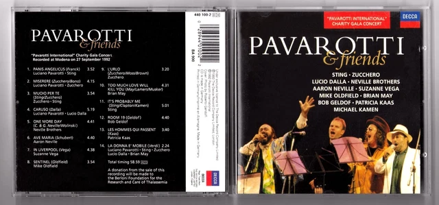 LOT 2XCD - TUTTO PAVAROTTI +PAVAROTTI & FRIENDS-STING-ZUCCHERO-Brian ...