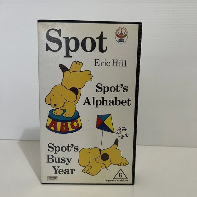 SPOT VHS- SPOT'S Alphabet And Spot's Busy Year Video Tape Eric Hill ...