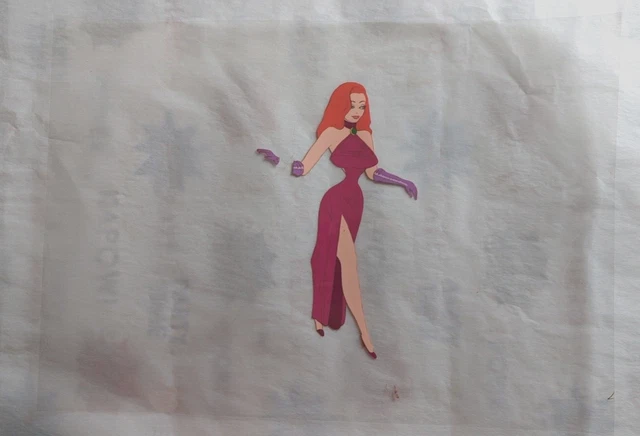 GENUINE PRE DESIGN ' Jessica Rabbit' Cel from 'Who Framed Roger Rabbit ...