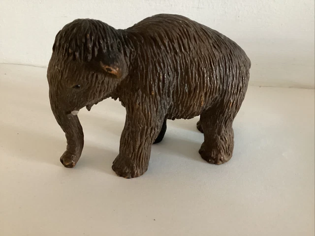 SCHLEICH WOOLLY MAMMOTH Baby Retired Model Prehistoric Animal Toy 2004 ...