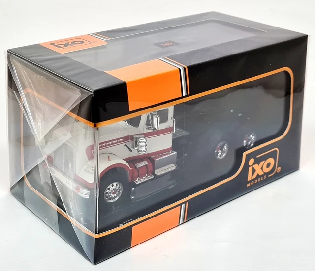 IXO 1/43 - Western Star 4864 1970 White / Red Diecast Scale Model Truck ...