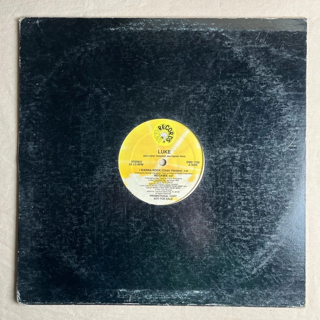 LUKE I WANNA Rock 1991 vinyle maxi single Luke Records DMD 1780 ...