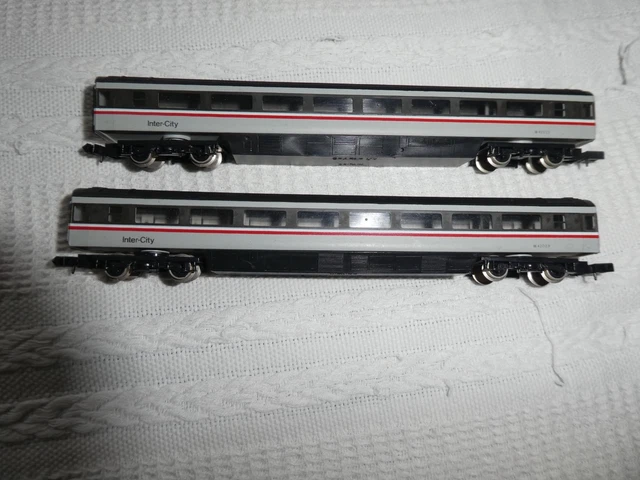 N GAUGE 2 Hst Intercity Coches £10.75 - PicClick UK