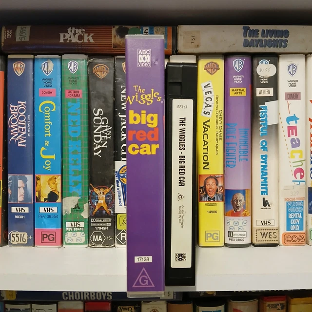 1995 THE WIGGLES Big Red Car Vhs- Abc Video Childrens Kids- Small Box ...