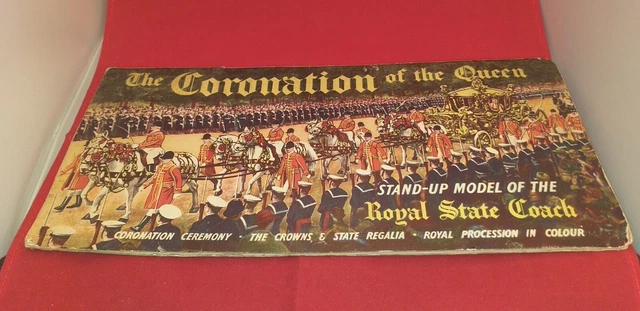 THE CORONATION OF the Queen: Stand-Up Model of the Royal Procession ...