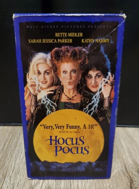 HOCUS POCUS VHS Tape 1994 Walt Disney Cult Halloween Classic Bette ...