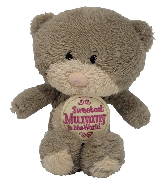 HUGS SWEETEST MUMMY In The World Teddy Bear Cuddly 7"Plush Soft Toy ...