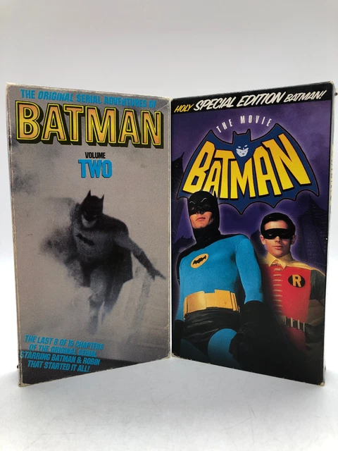 2 BATMAN TAPES Used VHS Batman Adam West Burt Ward $9.99 - PicClick CA