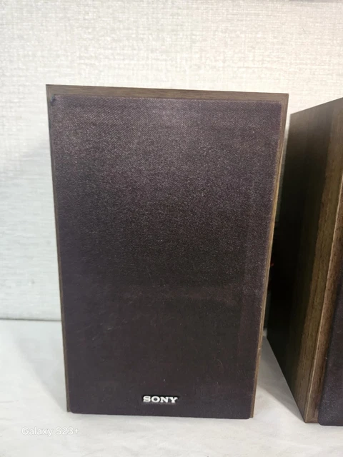 FULLY WORKING BOOKSHELF Sony HI-FI Speakers Model SS-CFX250 Pair Size ...