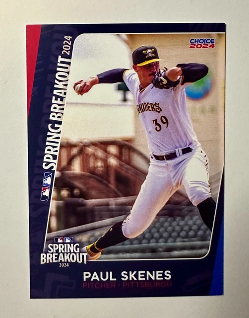 PAUL SKENES 2024 MLB Spring Breakout Choice Sports Card SGA Pirates ...