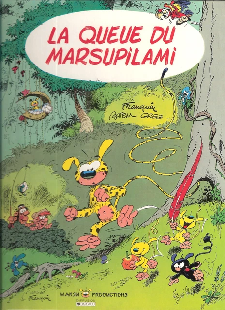RARE LA QUEUE DU MARSUPILAMI - Franquin, Batem & Greg - EO Marsu Prod ...