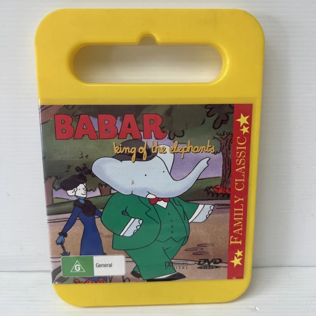 BABAR KING OF The Elephants DVD Region 4 PAL Handled Case Full Length ...