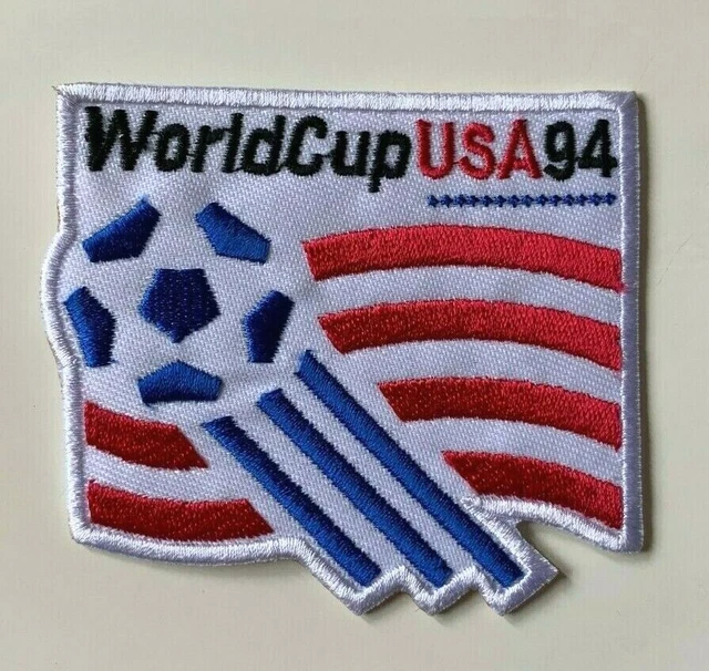 FIFA FOOTBALL WORLD cup USA 1994 -SOCCER RETRO/ Iron on Sew on ...