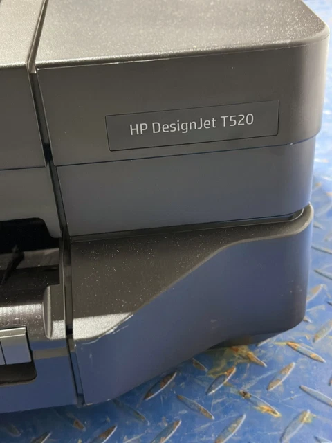 HP DESIGNJET T520 LARGE FORMAT CAD PLAN PRINTER Parts Only £59.99 ...