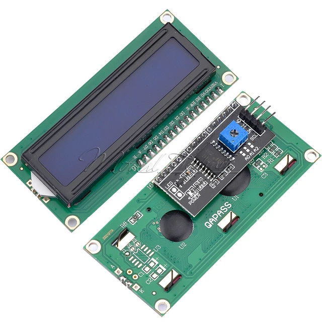 5v Iic I2c Interrface 1602lcd Blue Yellow Lcd Display For Arduino