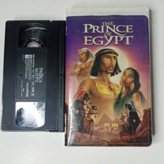 THE PRINCE OF Egypt VHS Clamshell Kids Animation £2.66 - PicClick UK