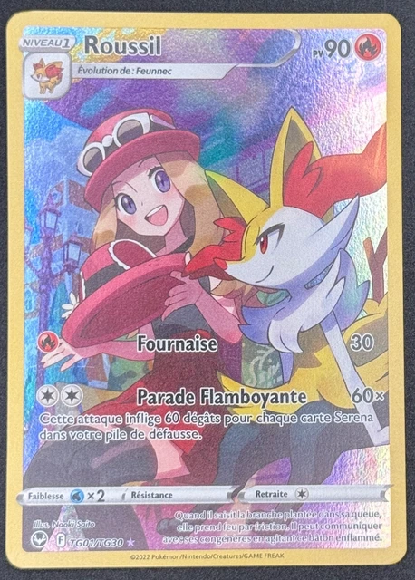 CARTE POKEMON ROUSSIL Tg01/Tg30 🇫🇷 Fr 🇫🇷 Tempete Argentee EUR 5,00 ...
