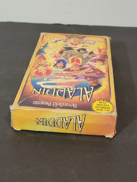 CLASSIC &ALADDIN& 2015 VHS Tape Non-Disney Brand STARMAKER Rare Tested ...