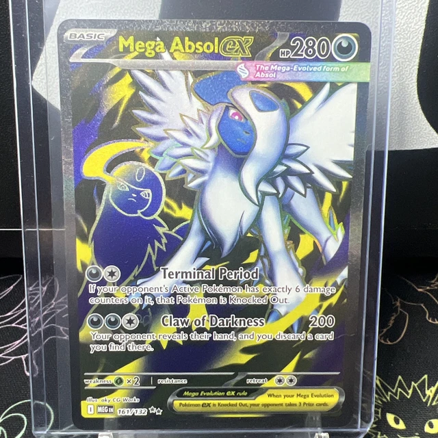 MEGA ABSOL EX 161/132 Mega Evolution Pokemon card Full Art Ultra Rare £ ...