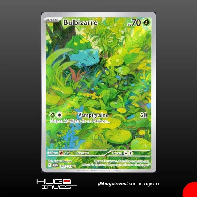 CARTE POKÉMON - Bulbizarre 166/165 151 - Française FR EUR 47,00 ...