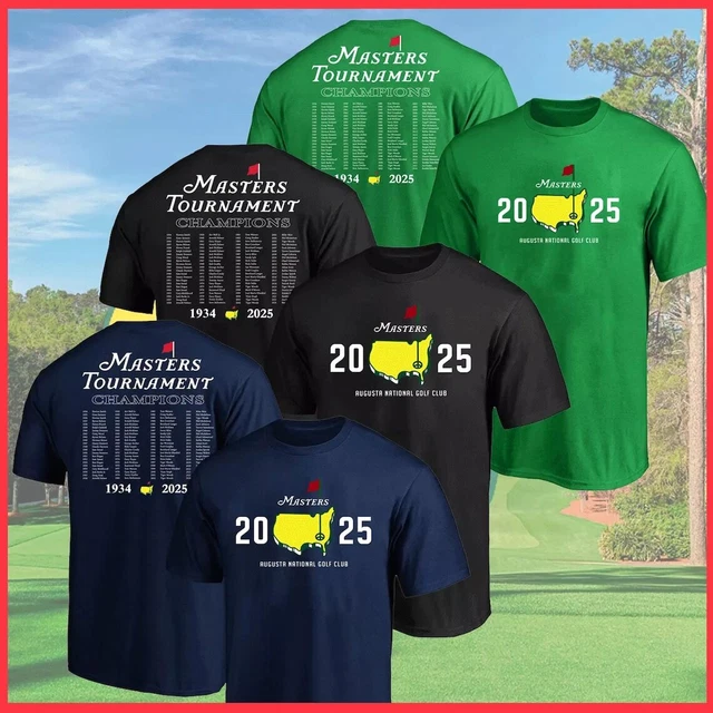 2025 MASTERS TOURNAMENT Augusta National Golf Club T Shirt, Goft Shirt ...
