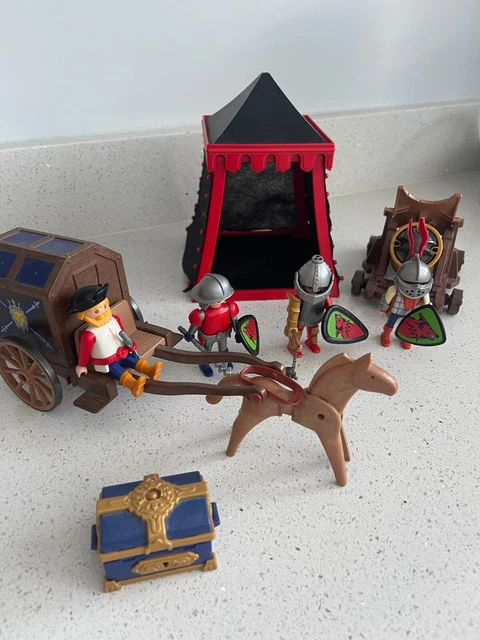 PLAYMOBIL KNIGHTS / Cannon / Treasure Chest Horse Castle, Medieval £19. ...