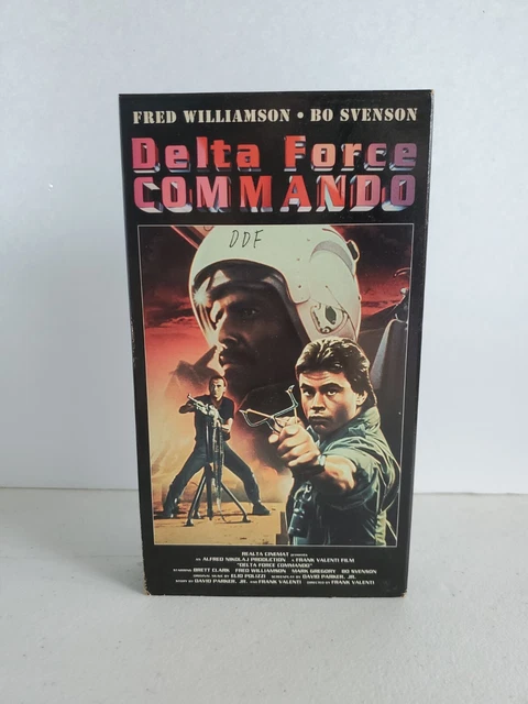 DELTA FORCE COMMANDO VHS VCR Video Tape Movie Fred Williamson Used £6.60 - PicClick UK