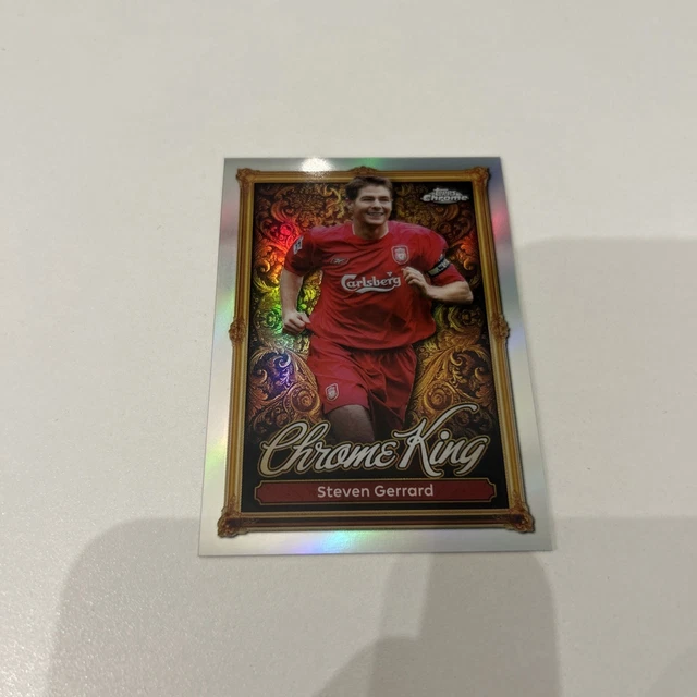 TOPPS 2026 PREMIER League Chrome King Steven Gerrard CK12 Liverpool FC ...