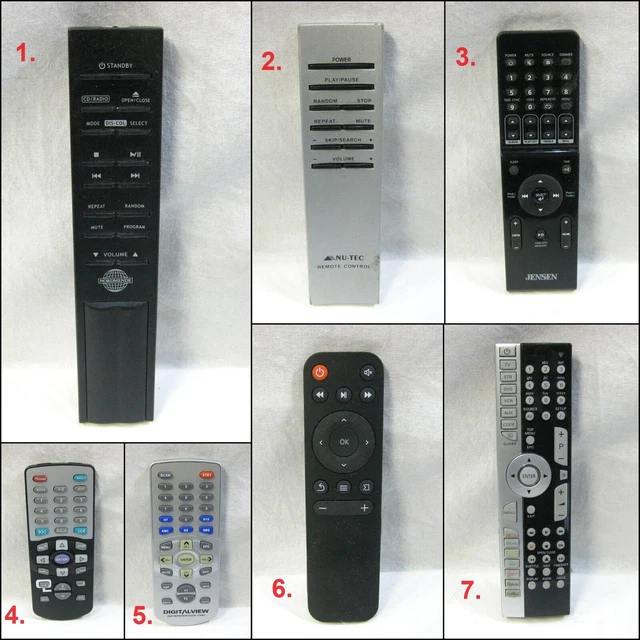 ASSORTED CD Player TV DVD VCR Remote controls $7.00 - PicClick AU