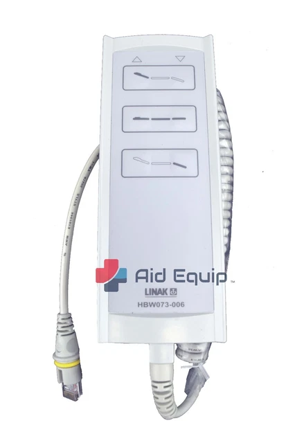 ADJUSTABLE ELECTRIC HOSPITAL bed hand control (Linak HBW073-006 Slim ...