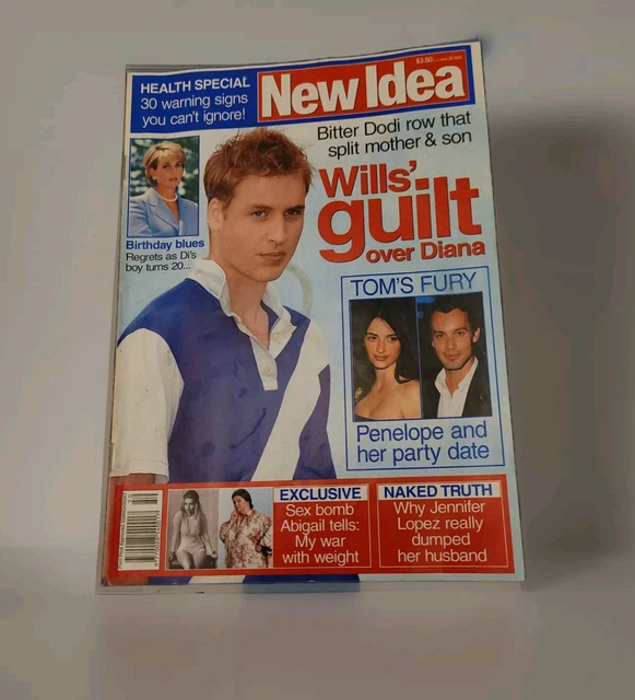 NEW IDEA VINTAGE magazine June 2002 Prince William Cover $7.50 ...