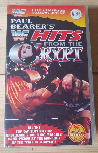 RARE WWF PAUL Bearer's Hits From The Crypt, VHS Video Tape, Wrestling ...