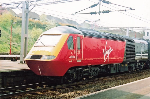 ORIGINAL PHOTOGRAPH OF Virgin Train #43104 Class 43 Coventry 2001 (Msc1 ...